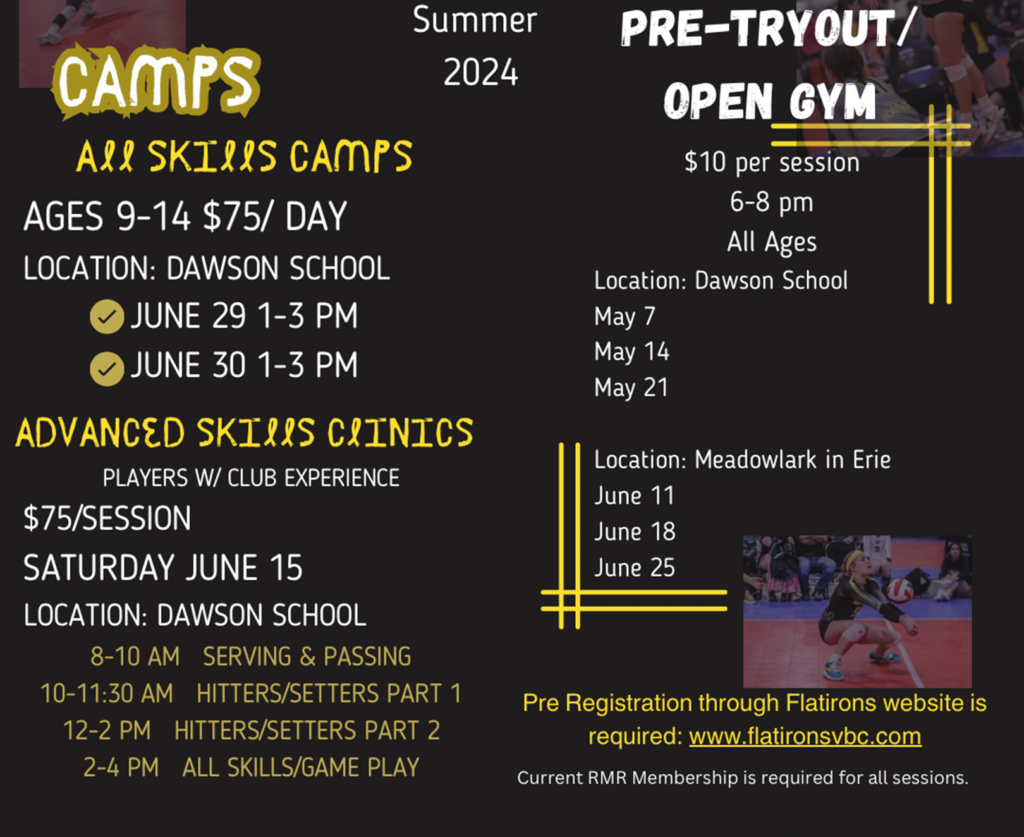 Registration | Flatirons Volleyball Club