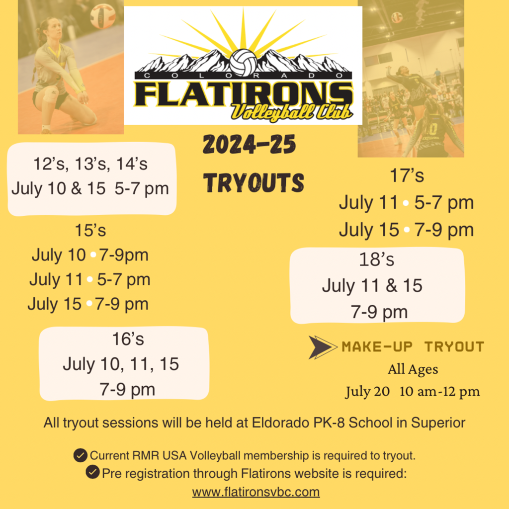 Registration | Flatirons Volleyball Club